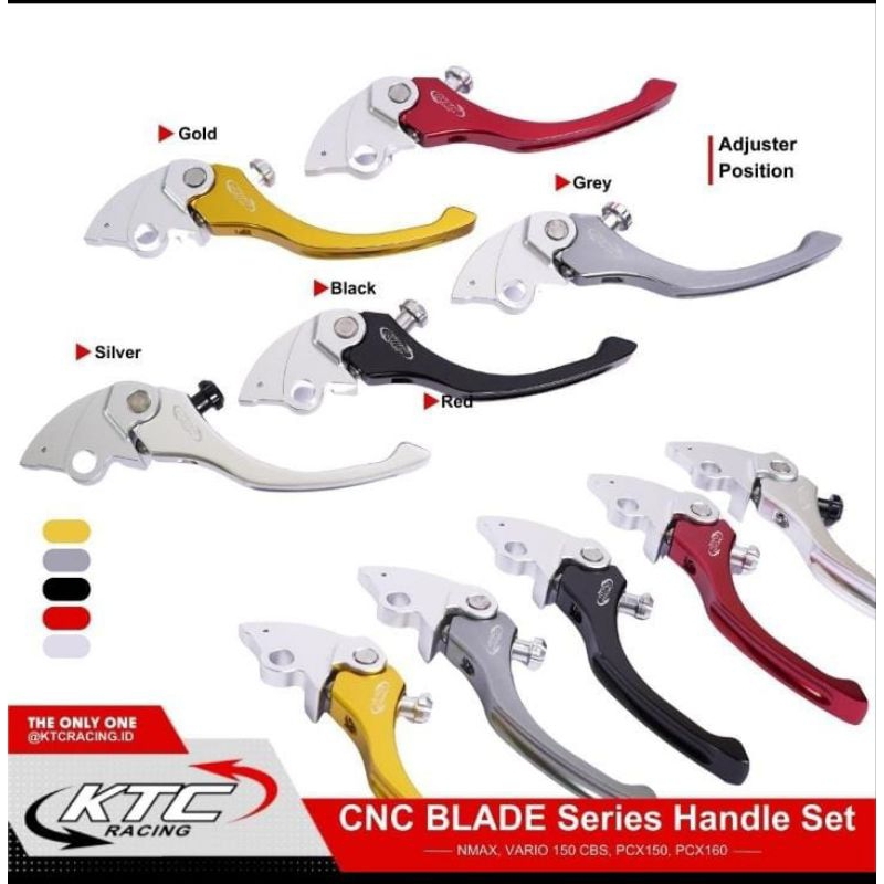 Jual Handle Rem KTC Racing Blade CNC Honda PCX 150 - PCX 160 | Shopee ...