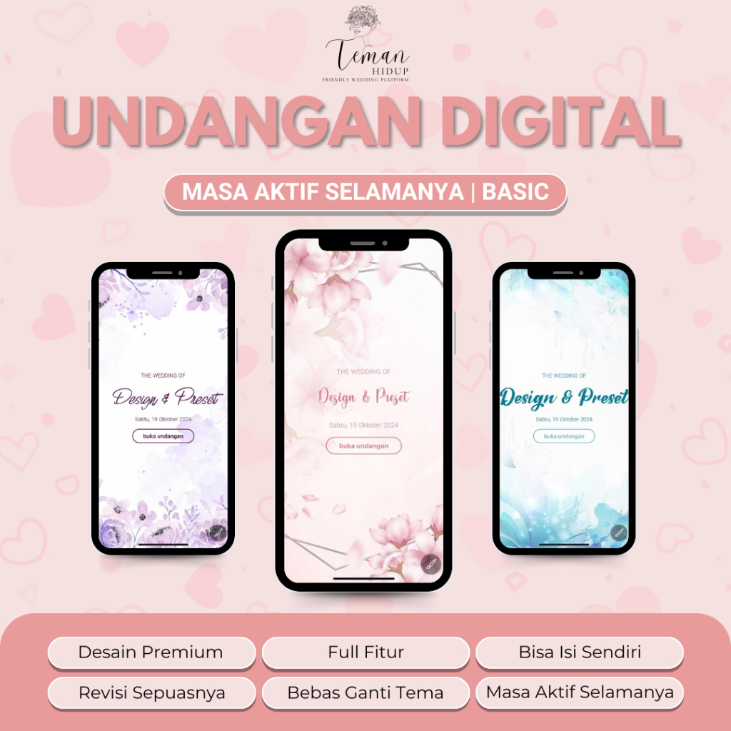 Jual Undangan Digital Website | Undangan Pernikahan Premium | Digital ...