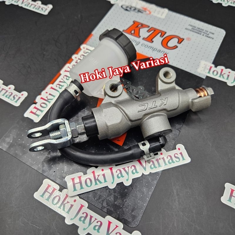 Jual Tonjokan Master Rem Belakang KTC Racing Original Universal Vixion Satria Fu Ninja Sonic ...