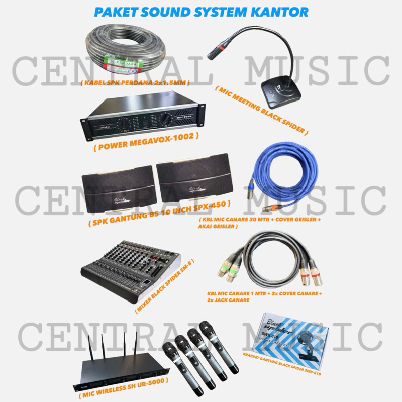 Jual PAKET SOUND SYSTEM KANTOR | Shopee Indonesia