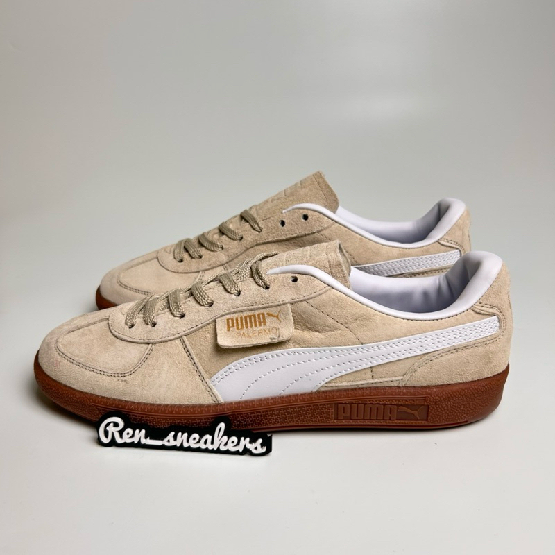 Jual PUMA PALERMO BEIGE WHITE GUM | Shopee Indonesia
