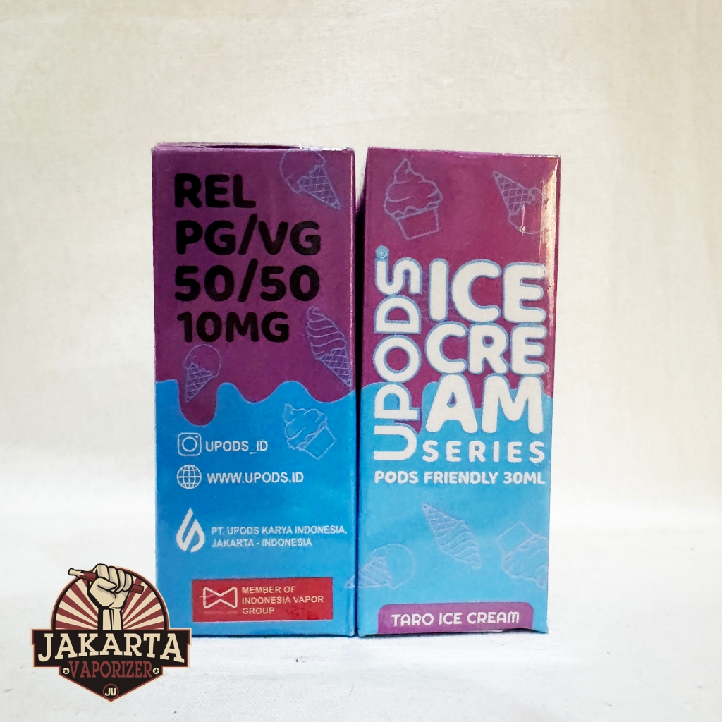 Jual PODS UPODS ICE CREAM TARO ICE CREAM SALTNIC PODS FRIENDLY 30ML ...