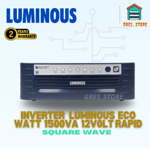 Jual INVERTER LUMINOUS SQUARE WAVE ECO WATT RAPID CHARGE XL 1500VA ...