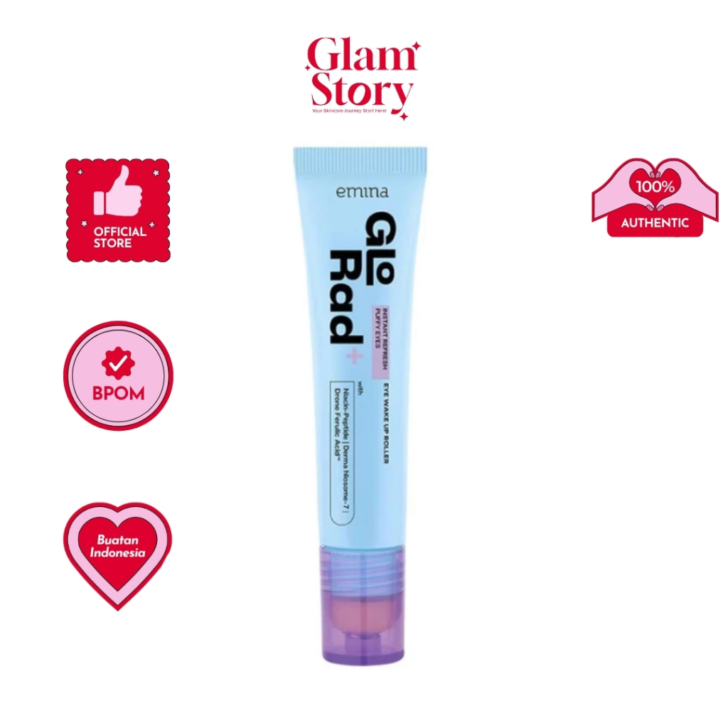 Jual Emina GloRad+ Instant Refresh Puffy Eyes Eye Wake Up Roller ...