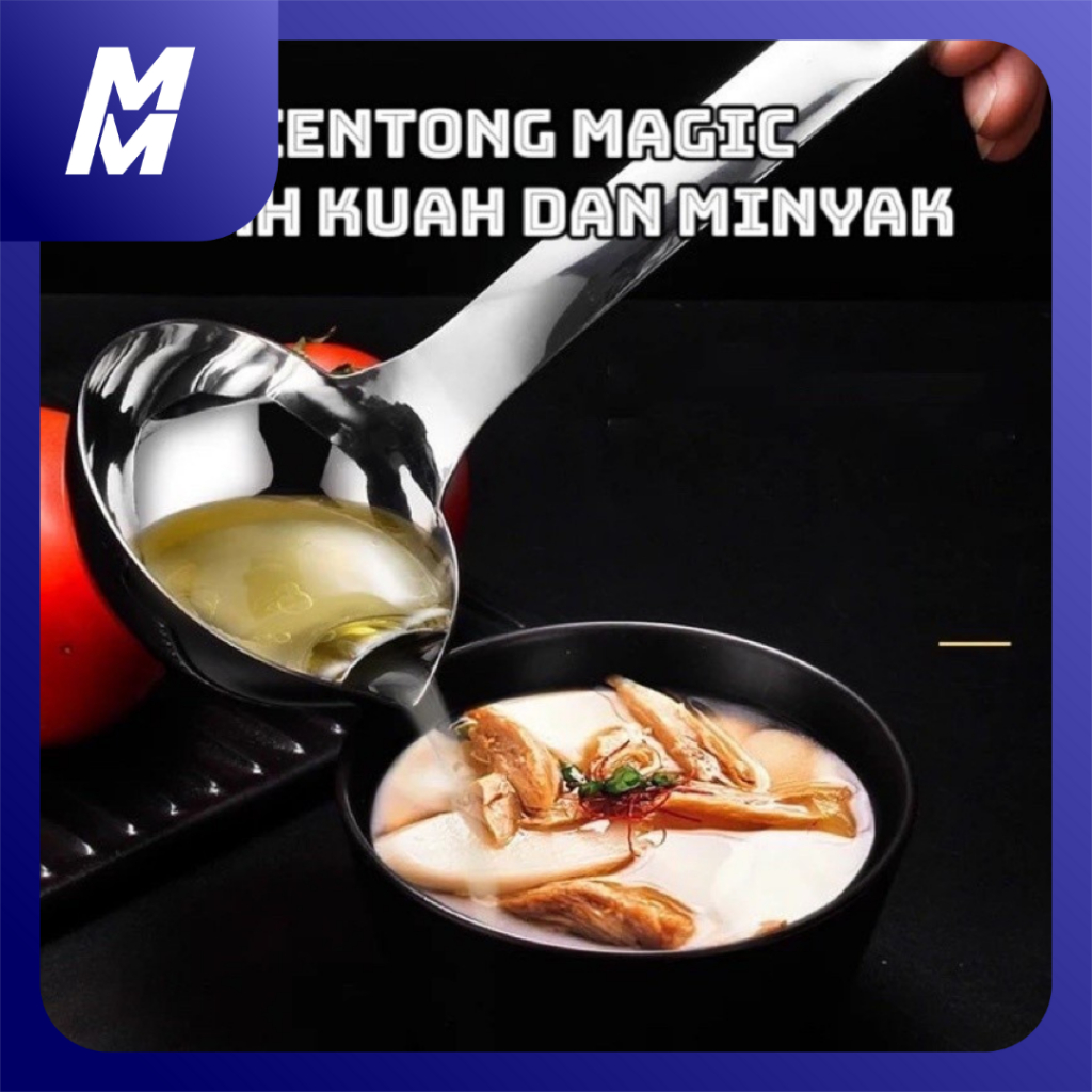 Jual Centong Ajaib Pemisah Minyak Stainless Steel | Saringan Lemak Kuah ...