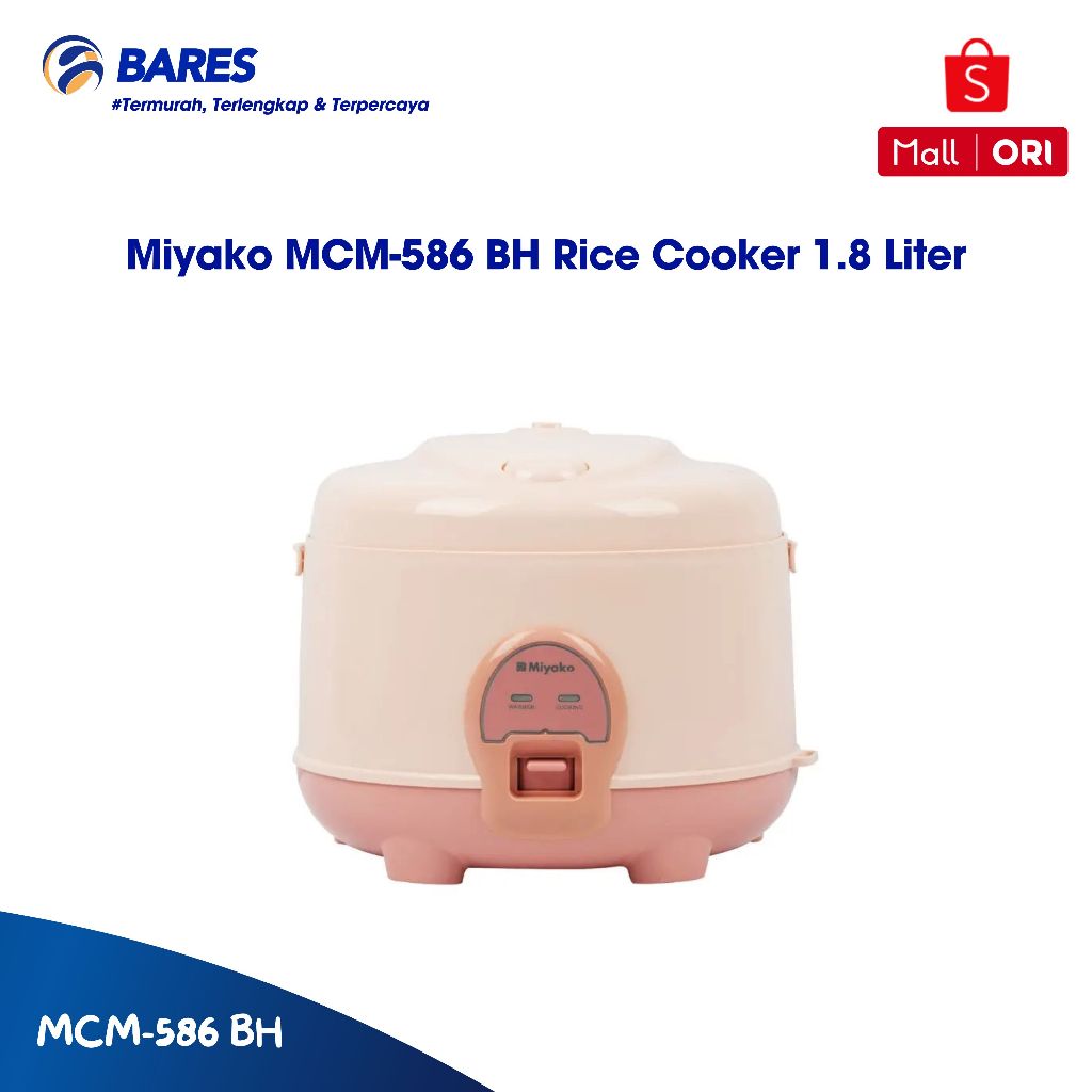 Jual Miyako MCM-586 BH Rice Cooker 1.8 Liter | Shopee Indonesia