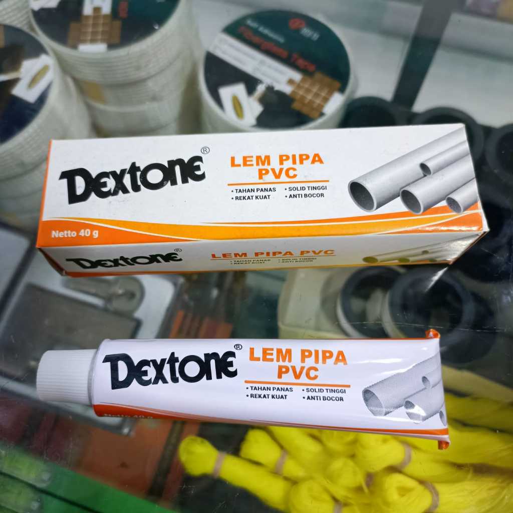 Jual Dextone Lem Pipa PVC 40gr / Lem Paralon / Lem Pralon / Lem PVC ...