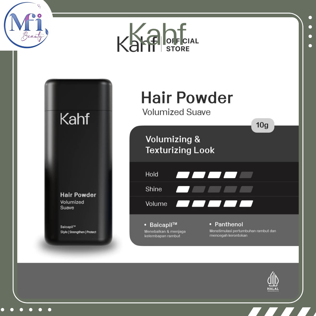 Jual MFI - Kahf Volumized Suave Hair Powder Netto 10g | Shopee Indonesia