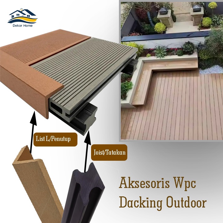 Jual Side Cover WPC Decking Outdoor L WPC List Siku L Penutup Samping ...