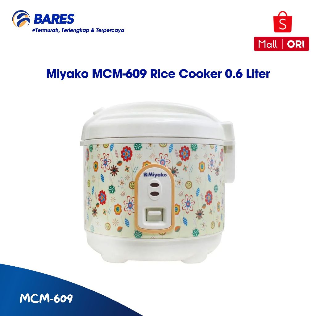 Jual Miyako MCM-609 Rice Cooker 0.6 Liter | Shopee Indonesia
