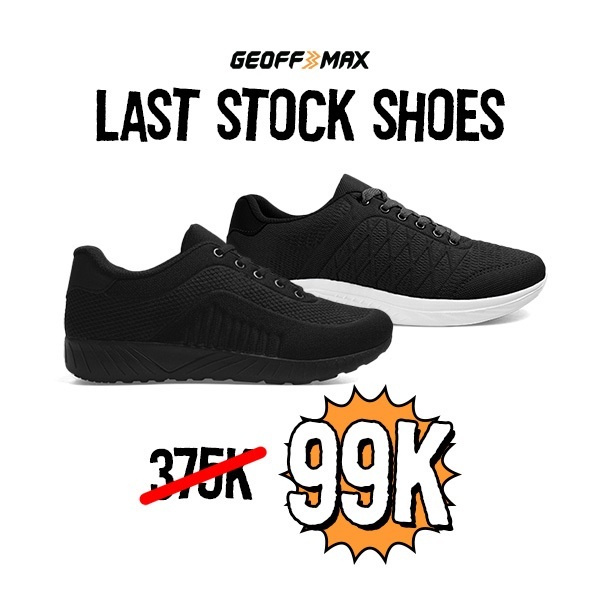 Jual Geoff Max - Last Stock Shoes 99,000 | Sepatu Pria Wanita Sneakers ...