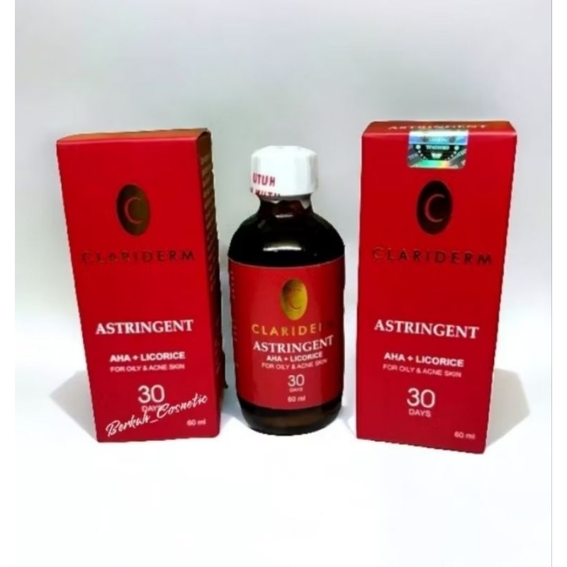 Jual TONER CLARIDERM 100% ORIGINAL Kemasan Baru/lama / 𝗕𝗣𝗢𝗠 | Shopee ...
