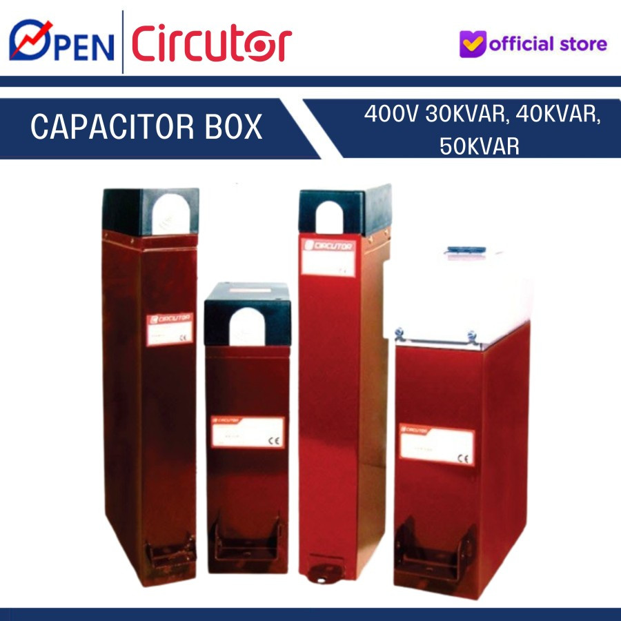 Jual CAPACITOR BOX / DRY TYPE 400V 30KVAR, 40KVAR, 50KVAR CIRCUTOR | Shopee Indonesia