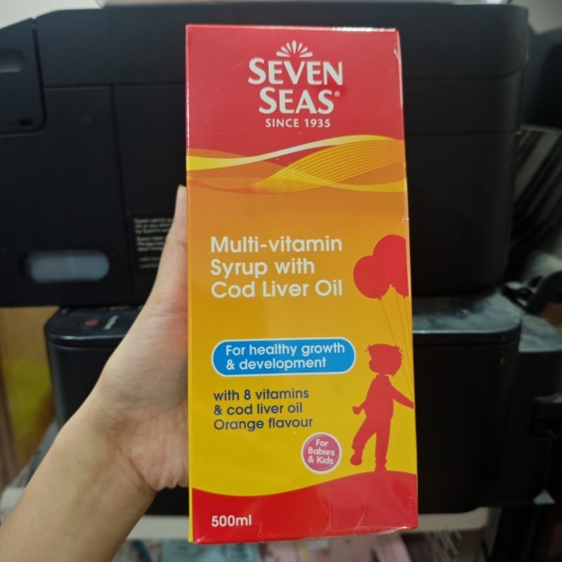 Jual Sevenseas Multivitamin Syrup with cod liver oil 500ml exp 2027 ...