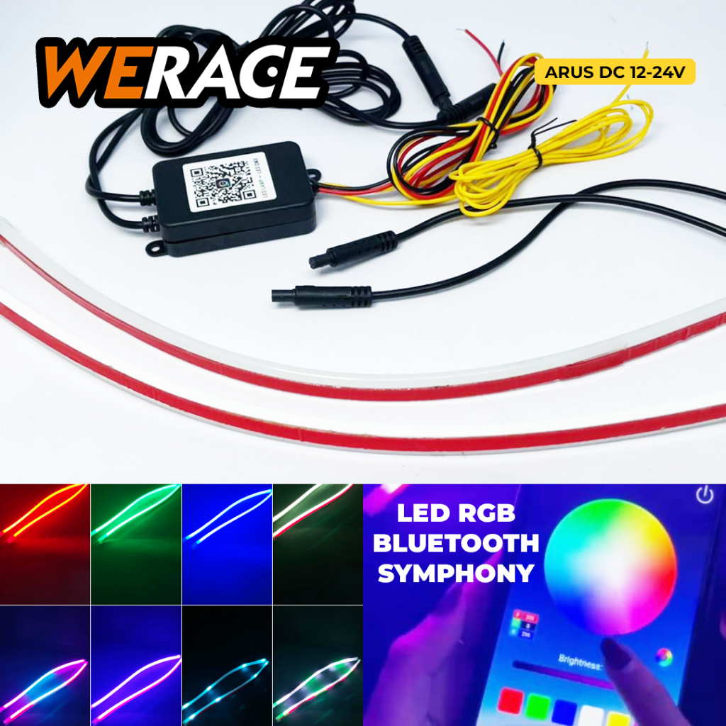 Jual WERACE Lampu Sein Alis Running RGB LED APP Bluetooth Symphony Controller Welcome Light ...