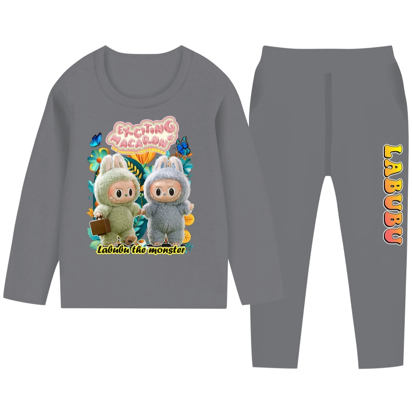 Jual Piyama Labubu Baju Tidur Setelan Panjang Anak Laki-laki Kaos Dan ...