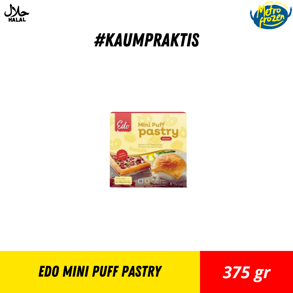 Jual EDO Mini Puff Pastry 375gr | Shopee Indonesia