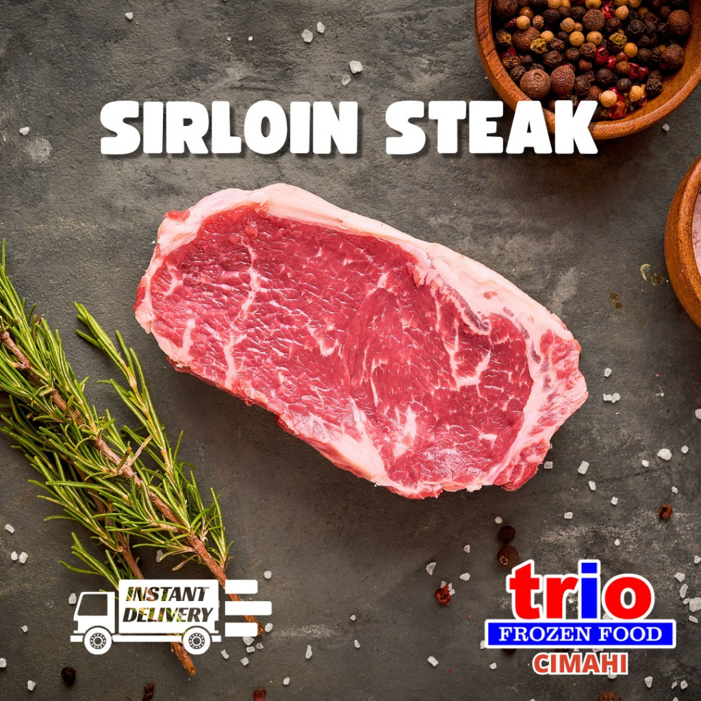 Jual BEEF SIRLOIN STEAK | Daging Sapi Sirloin AUS Australi | Daging Has Luar | Shopee Indonesia
