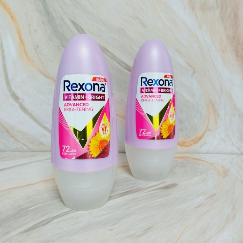 Jual Original mtha Rexona Women Deodorant Anti-Perspirant Roll On Advanced Brightening 45ml ...