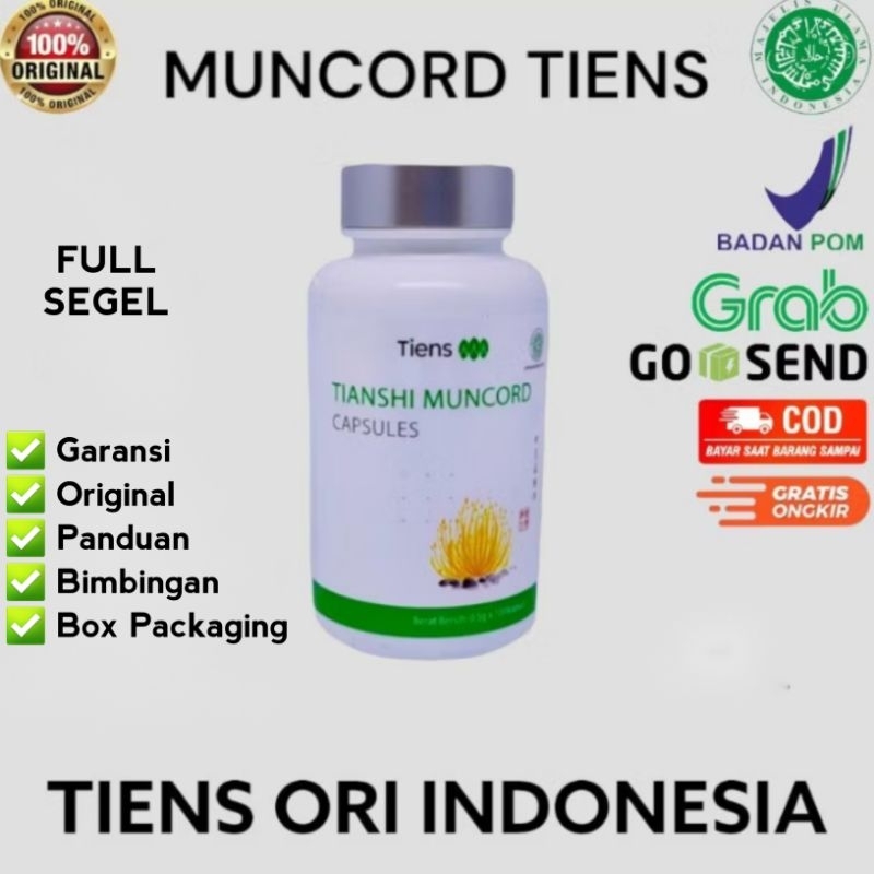 Jual MUNCORD TIENS / CORDYCEPS / ORIGINAL TIANSHI / SUPLEMEN TIENS ...