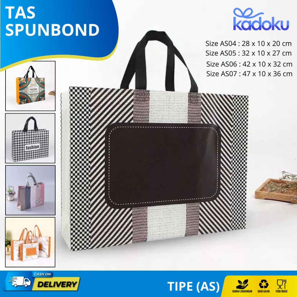 Jual Tas Spunbond / Goodie Bag Spunbond / Spoundbond Bag / Tas Belanja ...