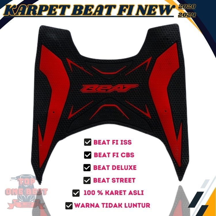 Jual Keset Motor Beat Karpet Beat Esp Deluxe 2020 2021 2022 2023 2025 - Beat Street Pijakan Alas ...