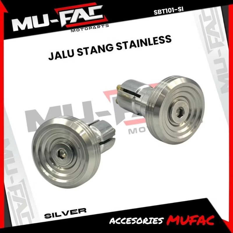Jual jalu stang stainles mufac model line datar Universal | Shopee ...