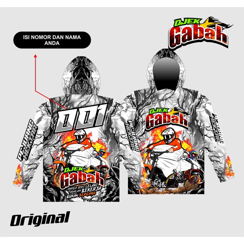 Jual JERSEY ABU GABAH BALAP BISA REQUEST NOMOR DAN NAMA PUNGGU | Shopee ...