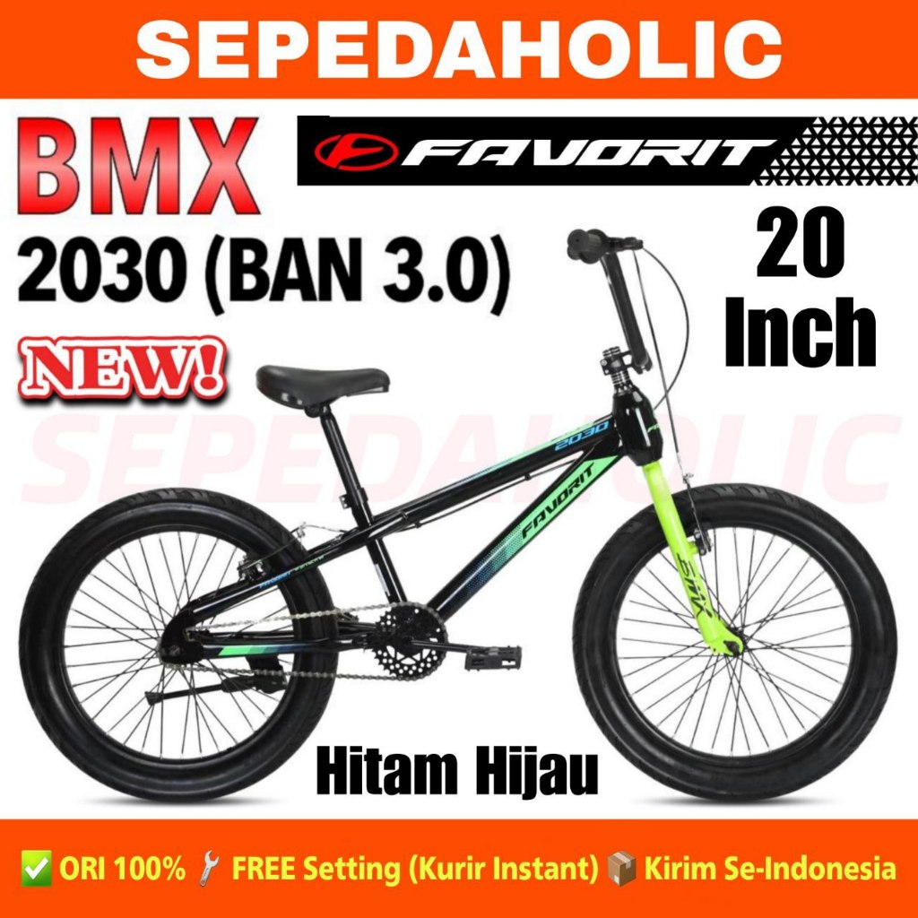 Jual Sepeda Anak Laki BMX FAVORIT 2030 Ukuran 20 Inch Ban 2.40 & Jumbo ...