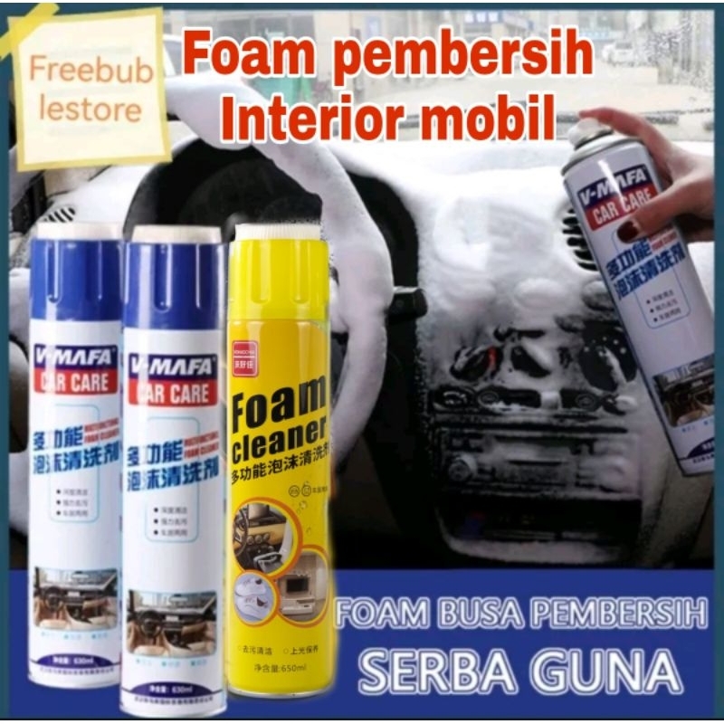 Jual busa pembersih 650ml interior mobil Foam pembersih Interior mobil ...