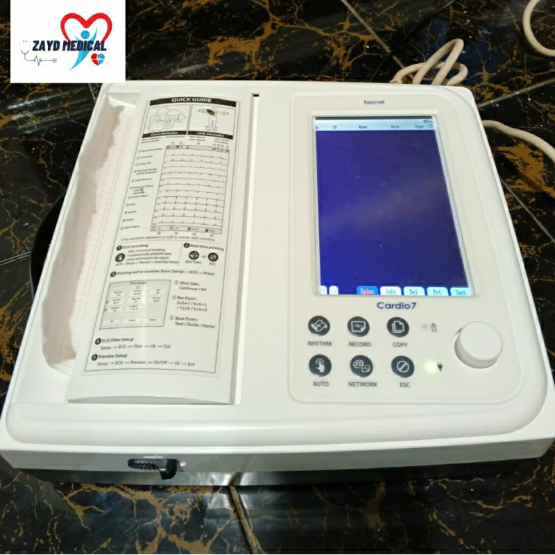 Jual ECG /EKG BIONET CARDIO 7 SECOND/ ECG 12 CHANNEL BIONET SECOND ...