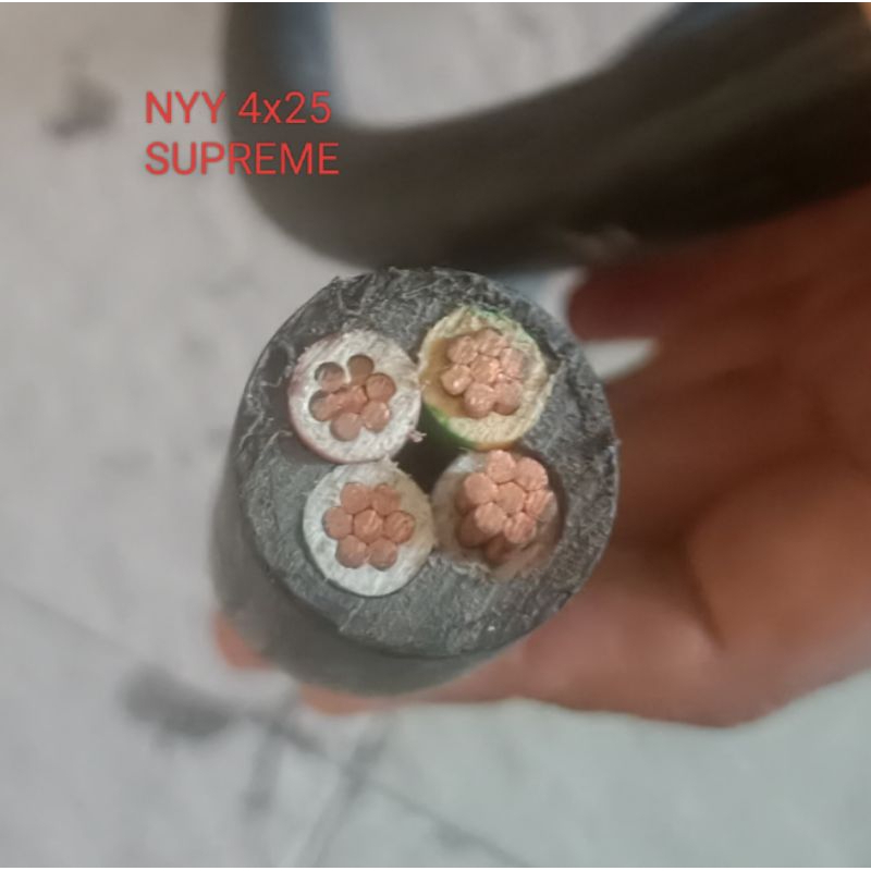 Jual kabel NYY 4x25 supreme meteran | Shopee Indonesia