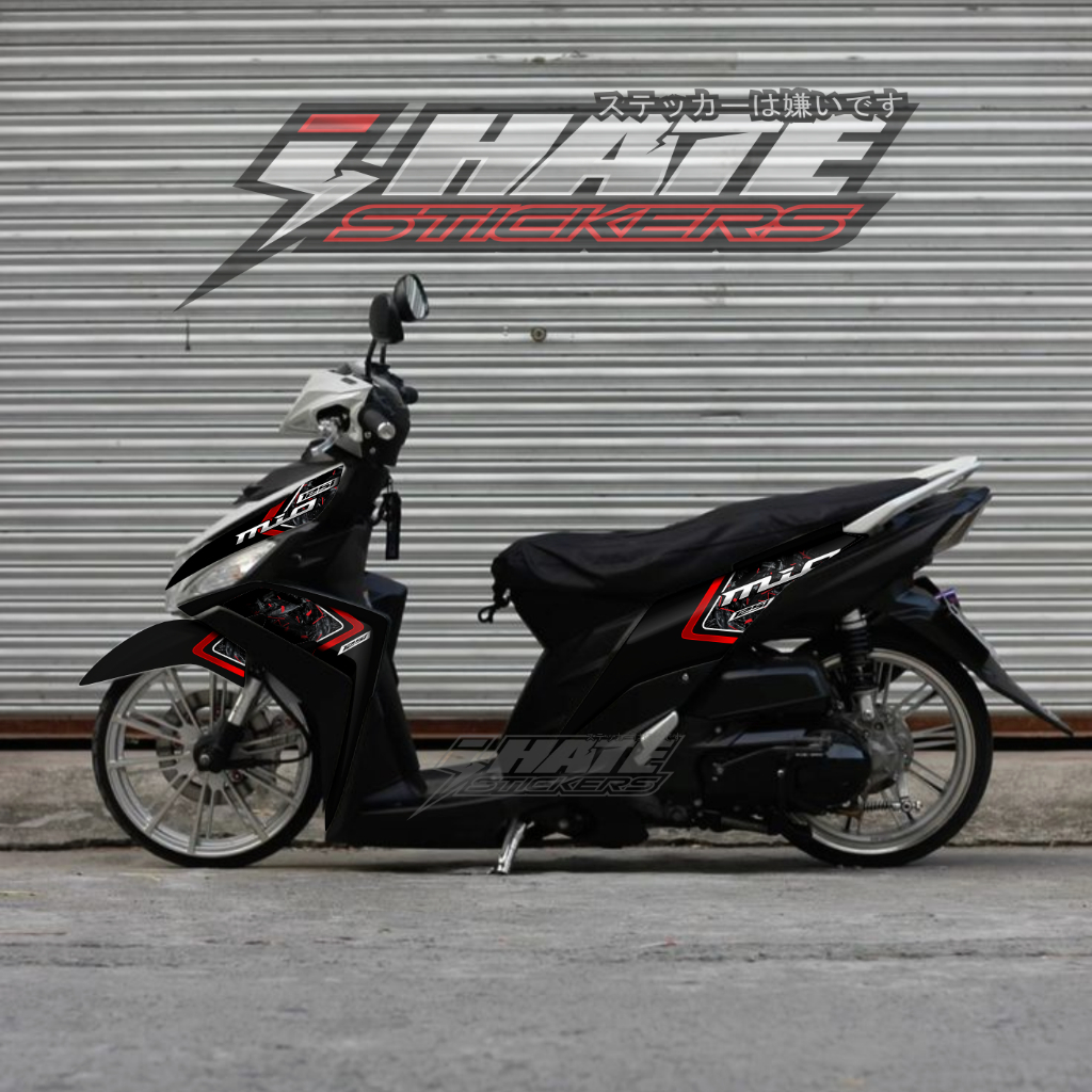 Jual stiker striping mio 125 / mio m3 / mio z motif simple kombinasi ...