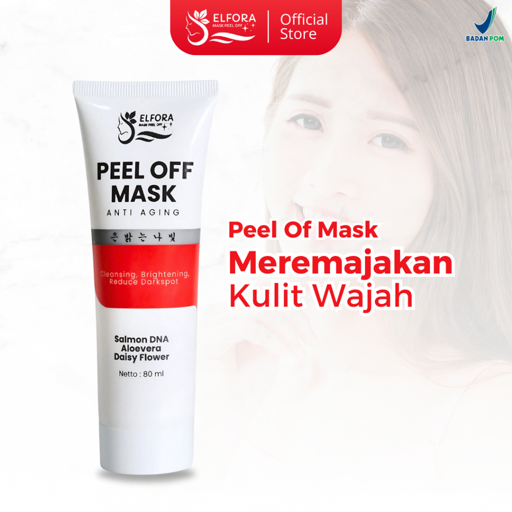 Jual ELFORA Peel Off Mask Untuk Meremajakan Wajah Ukuran 80ml | Shopee ...