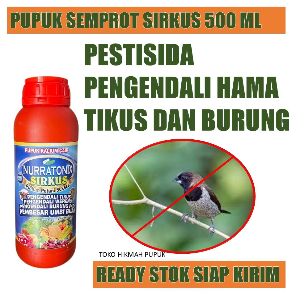Jual OBAT SEMPROT NURRATONIX SIRKUS 500ml Pengendali Tikus Dan ...