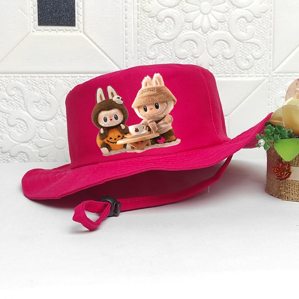 Jual Topi rimba anak gambar lucu labubu Topi anak perempuan dan laki ...