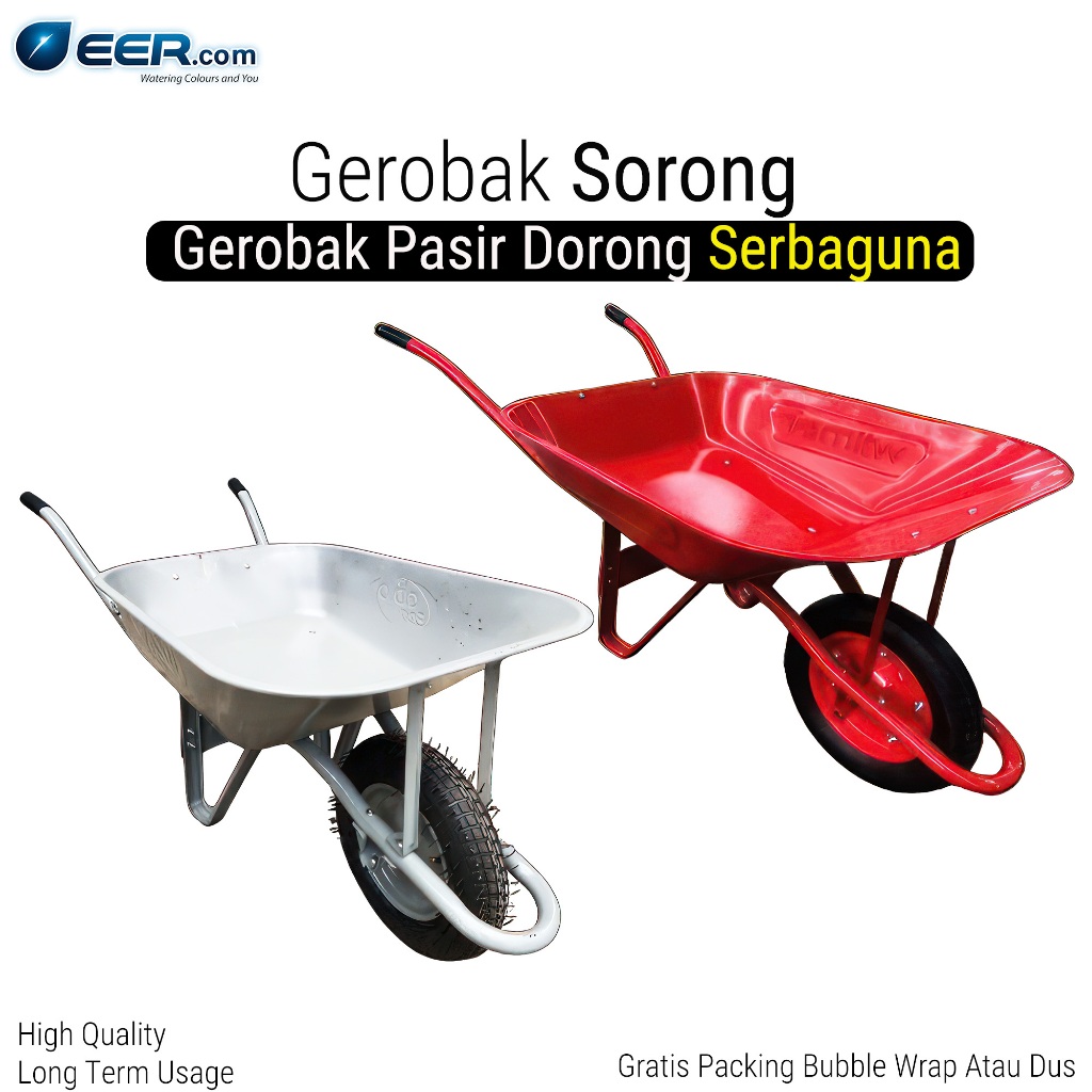 Jual Gerobak Pasir Sorong / Gerobak Dorong Gerobak Serbaguna Kuat Dan ...