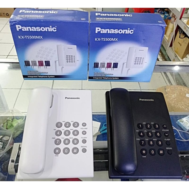 Jual PANASONIC KX-TS500MX Telepon Kantor Rumah | Shopee Indonesia