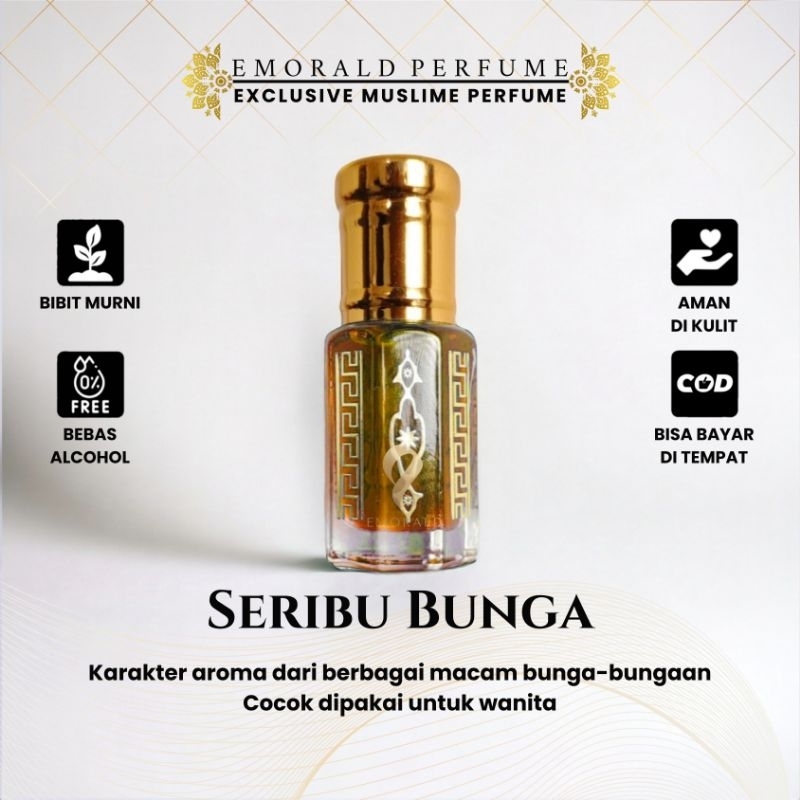 Jual SERIBU BUNGA 1000 Bunga Parfum Original Bibit Murni Non Alcohol ...