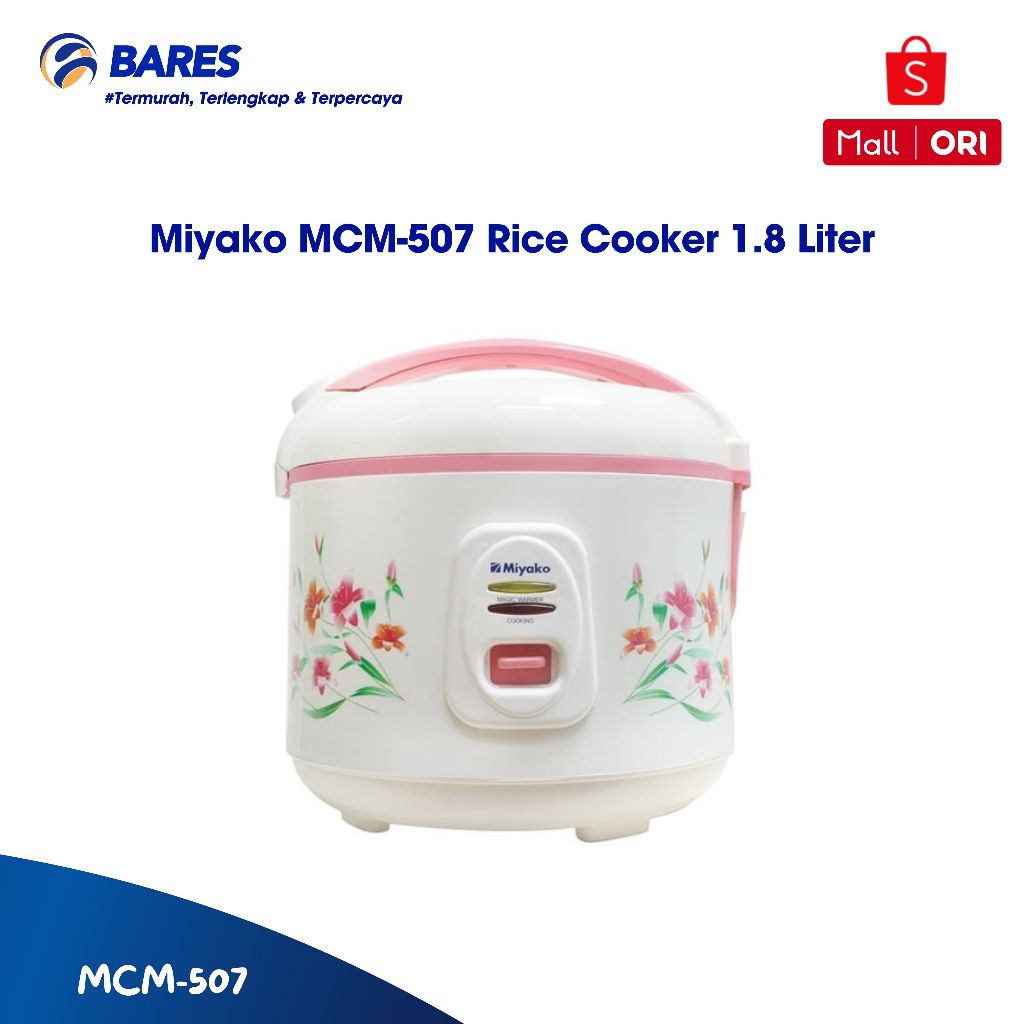 Jual Miyako MCM-507 Rice Cooker 1.8 Liter | Shopee Indonesia