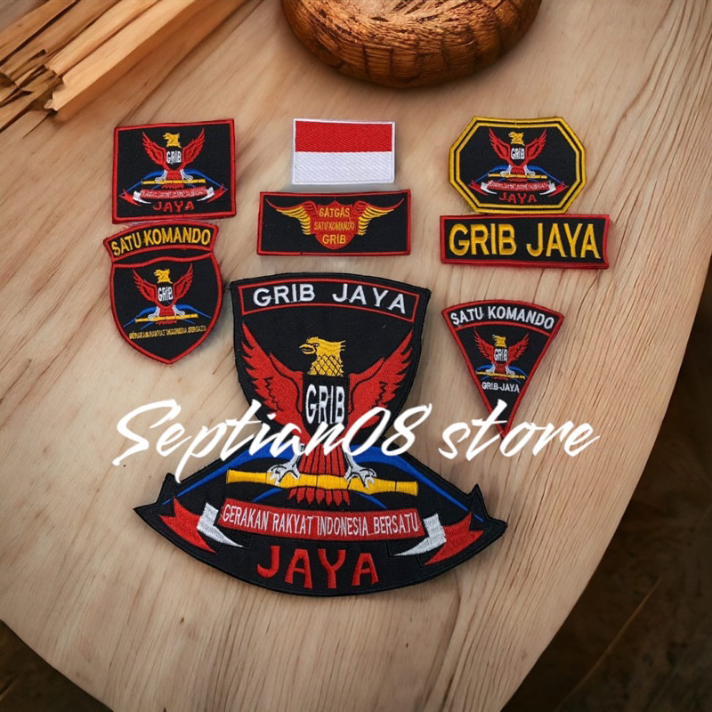 Jual LOGO BORDIR GRIB JAYA BEDGE EMBLEM TIM HERCULES PACTH BORDIR ...
