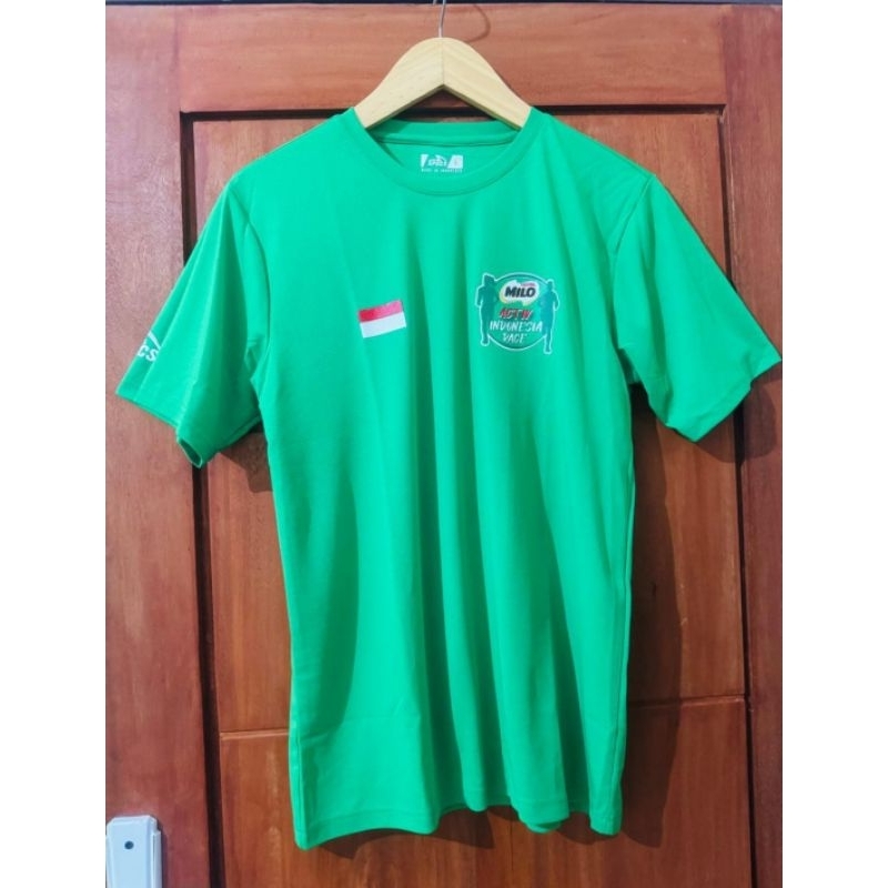 Jual ORIGINAL SPECS RUNNING JERSEY MILO ACTIVE INONESIA RACE | Shopee ...