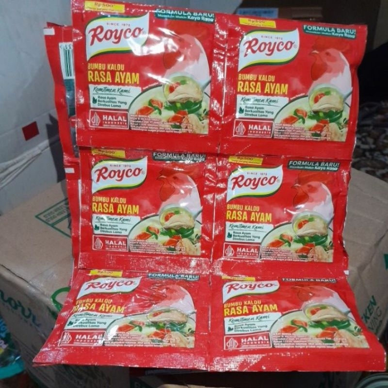 Jual Royco Ayam 8gr x 12pcs ( 1 RENCENG ) | Shopee Indonesia