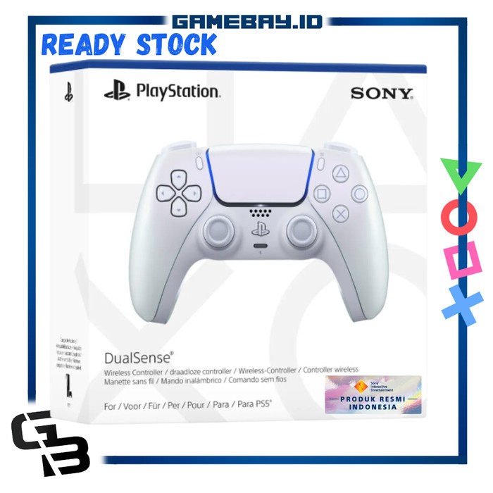 Jual PS5 DualSense Wireless Controller - Chroma Pearl | Shopee Indonesia