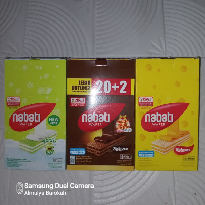 Jual WAFER NABATI BOX 100 g || 1 BOX ISI 20 BUNGKUS | Shopee Indonesia