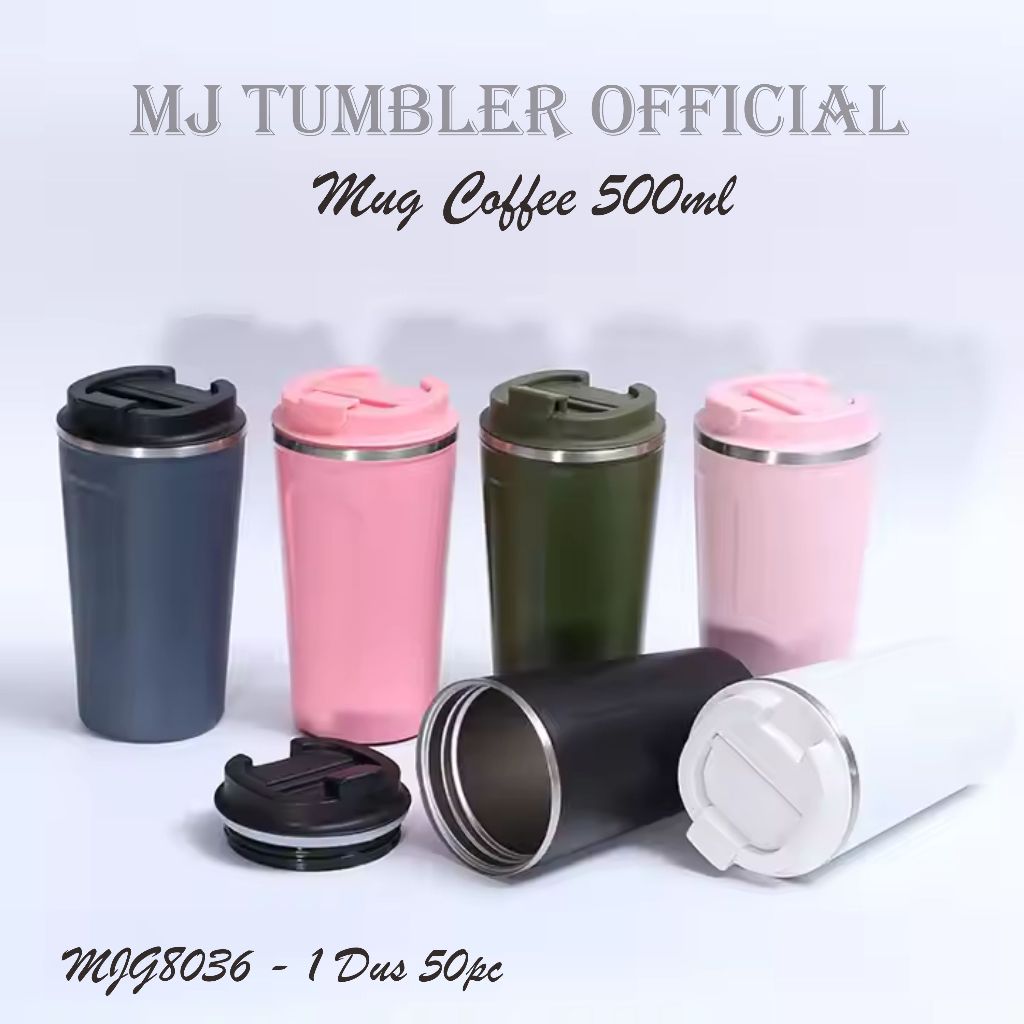 Jual [ MJG8036 ] Mug Coffee 510ML Polosan Tahan Panas Dingin Mug New ...