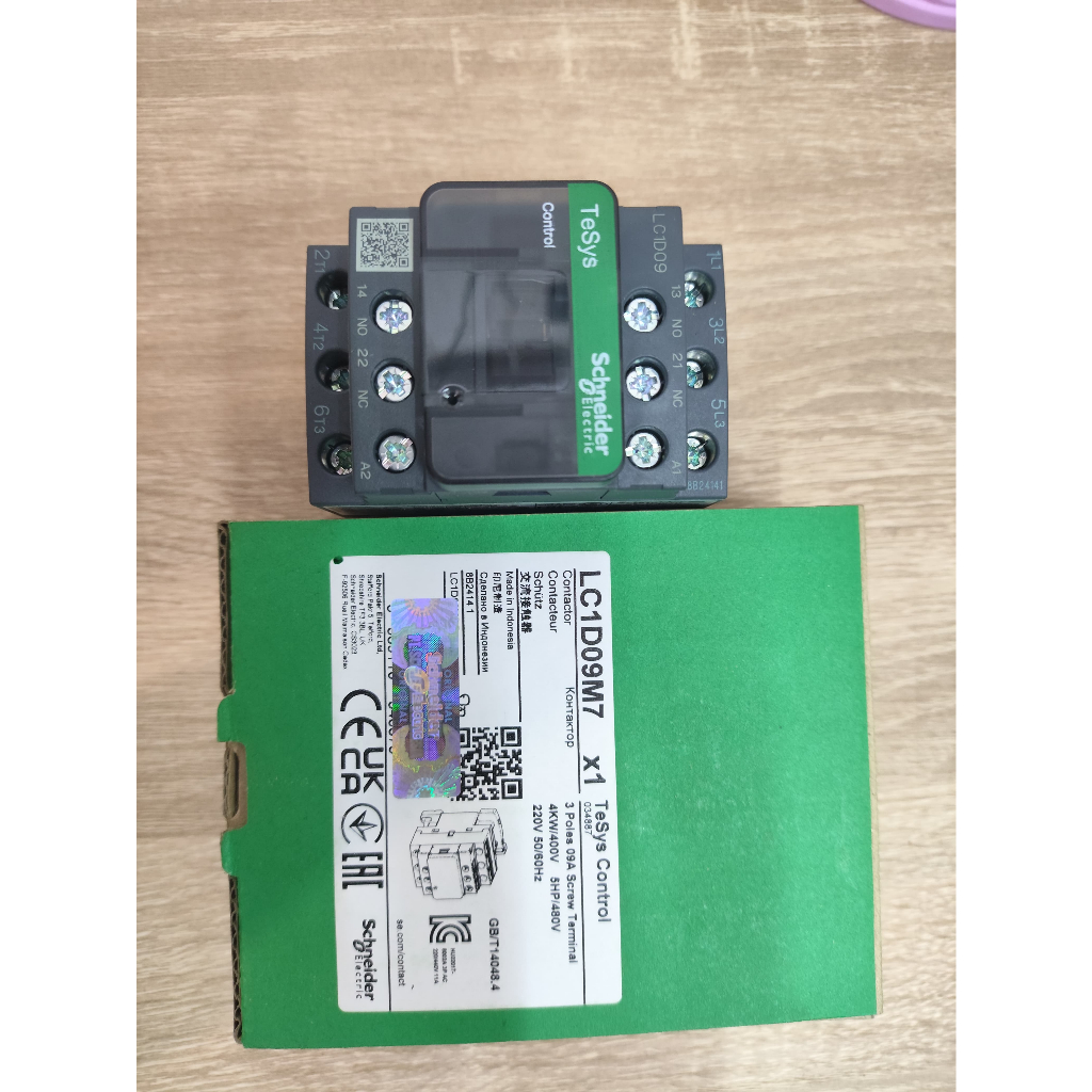 Jual rekomendasi kontaktor lc1d09 merek Schneider asli original 9 ...
