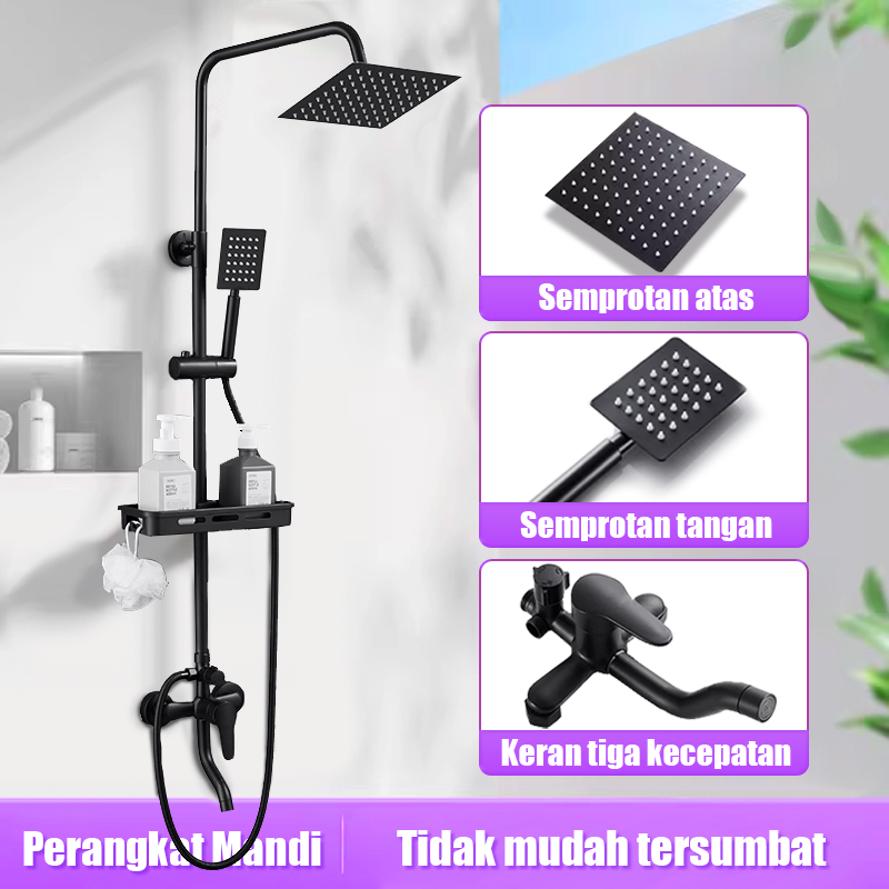 Jual Shower Kamar Mandi 4 Dalam 1 Set / Shower Mandi Set Stainless ...