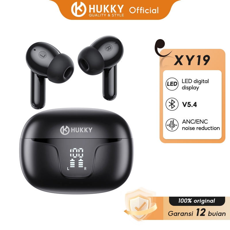 Jual HUKKY XY19 Bluetooth Wireless Earphone TWS Wireless Earphone In Ear ANC Noise Reduction 5.4 ...