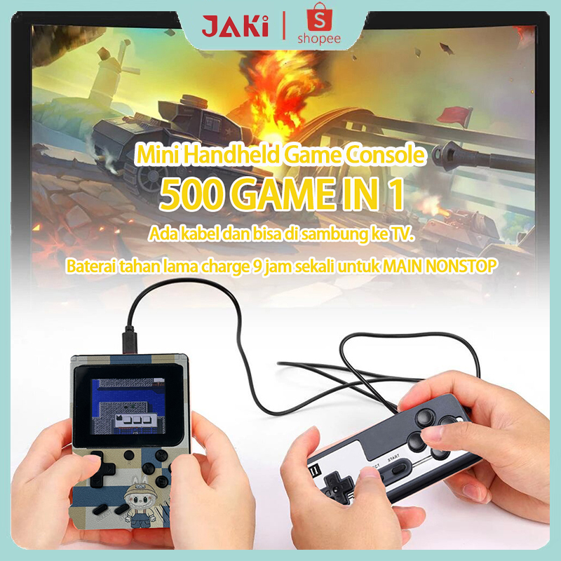 Jual JAKI Gameboy Retro 500 in 1 Games Mini Portabel SUPRIME Series ...